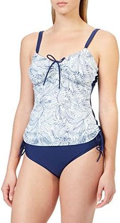 Haute Pression Femme T8060 Co1 Maillot de bain tankini, Multicolore, 42 Grande taille EU