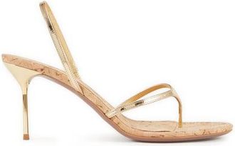 PARIS TEXAS Sling-back brillantes Lidia en cuir