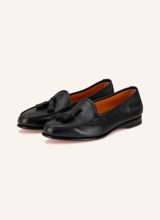 Santoni Slipper Andrea schwarz
