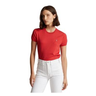 Polo Ralph Lauren Femme, Tops, Rouge, Taille: 40 FR Maille