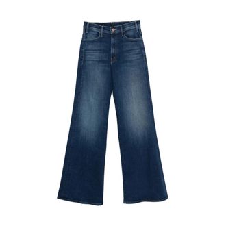 Mother Hustler Roller Sneak Jean - - Jeans - Damen - Blau - W29
