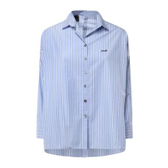 Pinko Hemd aus Baumwollpopeline - - Blouses & Shirts - Damen - Blau - L