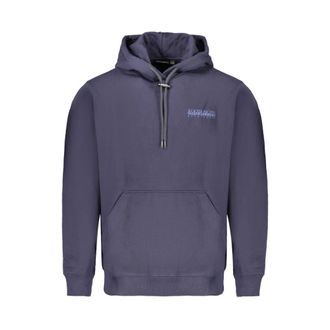 Napapijri Blauer Baumwoll-Hoodie - - Sweatshirts & Hoodies - Herren - Blau - S