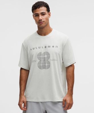 lululemon T-Shirt Mile Maker 98 Wordmark pour Hommes - Taille 2XL