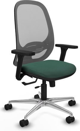 Piqueras y Crespo Cilanco Isomalla Stuhl mit 3D-Armlehnen, h&ouml;henverstellbare Lendenwirbelst&uuml;tze, ausgestattet mit Syncro/Translack und Schneidschaum, mit Rollen von 65 