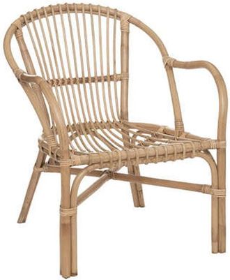 PEGANE Pegane - Fauteuil en rotin coloris naturel - Longueur 60 x Profondeur 68 x Hauteur 77 cm