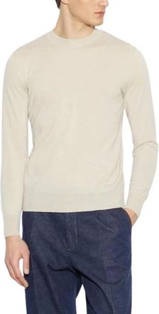 Paolo Pecora Homme, Pulls, Blanc, Taille: XL Maglia Girocollo