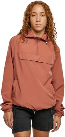 Urban Classics Damen Jacke Ladies Basic Pull Over Jacket terracotta 4XL