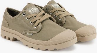 Palladium Chaussures Pampa Oxford en coton m&eacute;lang&eacute;