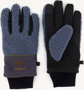 Faguo Gants bleu marine