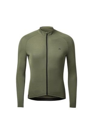 Danish Endurance Langarmshirt Aero LS Cycling Jersey Langarm Radtrikot mit Rei&szlig;verschluss & Taschen, Schnelltrocknend