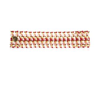 Etro Bead Haarband - - Accessories - Damen - Rot - ONE SIZE