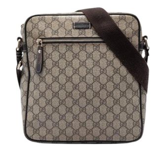 Gucci Sac bandouli&egrave;re en toile Pre-owned - Femme - Pre-owned - Beige - Taille: ONE Size