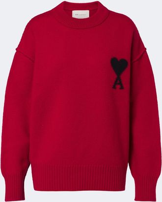 Ami Pullover Ami de Coeur aus Schurwolle