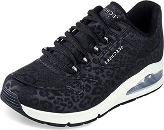 Skechers Femme Uno 2-in-Kat-Neato Basket, Schwarz, 37.5 EU
