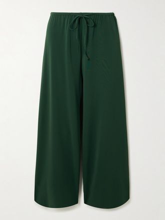 Eres Pantalon Droit En Jersey Stretch Zelie - Vert