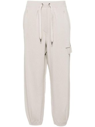 Brunello Cucinelli Jogginghose mit Perlenbesatz - Nude