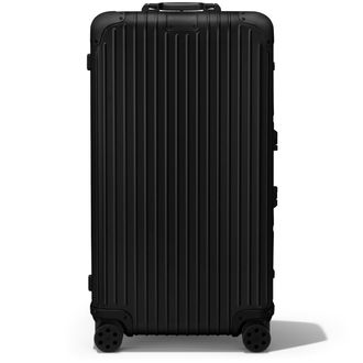 Rimowa Original Trunk Plus Gro&szlig;er Koffer in Schwarz - Aluminium - 80x44x37