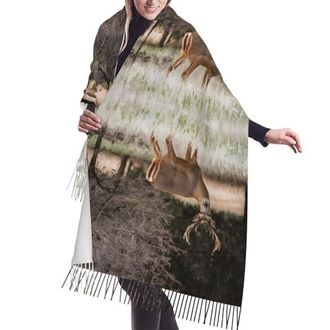 Generic Cerf De Virginie Gratuit Femme Etole Classique Ch&acirc;le Longue Ch&acirc;le Wrap Pour Soir&eacute;e Mariage Automne Hiver