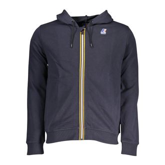 K-Way Homme, Sweatshirts et sweats &agrave; capuche, Bleu, Taille: S Le Vrai Arnel Poly Cotton