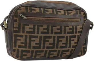Fendi Pre-owned Zucca Canvas Shoulder Bag - Femme - Pre-owned - Brun - Taille: ONE Size