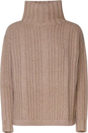 Max Mara Gerippter Strickpullover - Nude