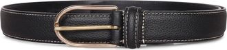 Dell'Oglio Homme, Accessoires, Noir, Taille: 110 CM Leather Belt