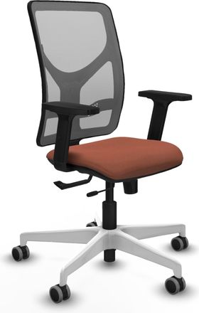 Piqueras y Crespo Schreibtischstuhl aus Stoff mit 2D-Armlehnen, h&ouml;henverstellbare Lendenwirbelst&uuml;tze, ausgestattet mit Syncro/Traslack und Schneideschaum, mit Rollen vo