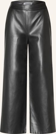 More & More More & More Culotte In Lederoptik schwarz