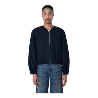 Alexander Wang Bomberjacke mit Rei&szlig;verschluss - - Jackets - Damen - Schwarzk - M