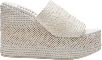 Casadei Femme, Chaussures, Blanc, Taille: 40 EU Twiga Wedge
