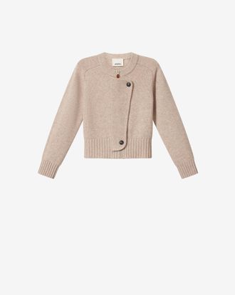 Isabel Marant Cardigan Murielle Aus Wolle - Damen - Beige - Gr&ouml;&szlig;e 34 - Isabel Marant
