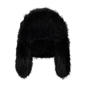 Balenciaga Pelzm&uuml;tze - - Accessories - Damen - Schwarzk - S