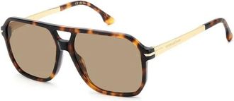 Victoria Beckham Damen, Accessories, Braun, 59 MMGr&ouml;&szlig;e