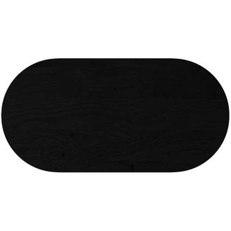 vidaXL Dessus de table 120x60x2 cm bois de ch&ecirc;ne massif ovale Vidaxl
