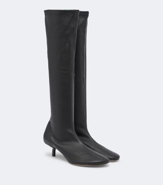 Jacquemus Bottes Collant en cuir