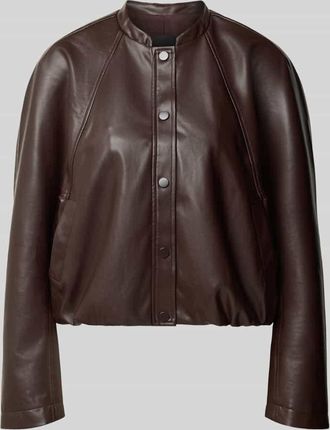 someday Jacke in Leder-Optik mit Stehkragen Modell Nairi