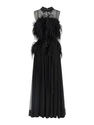 Alberta Ferretti Abendkleid - Schwarz