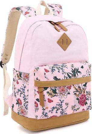 Leaper Sac &agrave; dos mignon pour filles pour l&eacute;cole, sac &agrave; dos dordinateur portable, sac &agrave; dos de voyage en toile pour femmes, enfants, sac &agrave; dos universitaire k