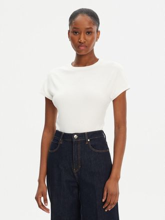 Tommy Hilfiger T-Shirt WW0WW45731 Écru Slim Fit