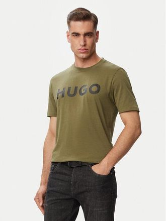 HUGO BOSS T-Shirt Dulivio 50467556 Gr&uuml;n Regular Fit