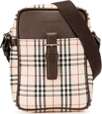 Burberry Hobo Bags - House Check Canvas Crossbody - Gr. unisize - in Braun - f&uuml;r Damen