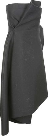 Stefano Mortari Graues Midikleid