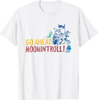 Moomin Color Go Ahead Moomintroll! Winterspiele Sport T-Shirt