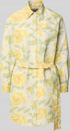 Kenzo Knielanges Kleid mit Knopfleiste