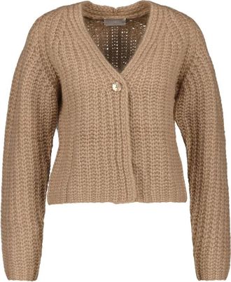 Hemisphere Cardigan aus Kaschmir und Baumwolle - - Knitwear - Damen - Braun - S