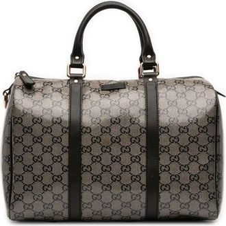 Gucci 2000-2015 Medium GG Crystal Joy boston bag - Grau