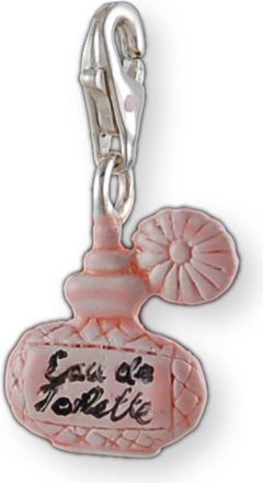 Melina 925 Damen-Charm Anhänger Eau de Toilette Parfümflasche Emaille 925 Sterling Silber 1800061