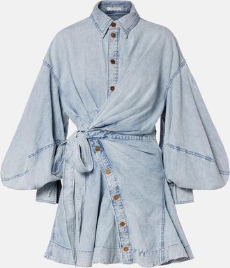 Zimmermann Minikleid Rebellion aus Denim