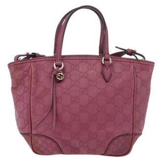 Gucci Pre-owned Canvas Handbag - - Pre-owned - Damen - Lila - ONE SIZE